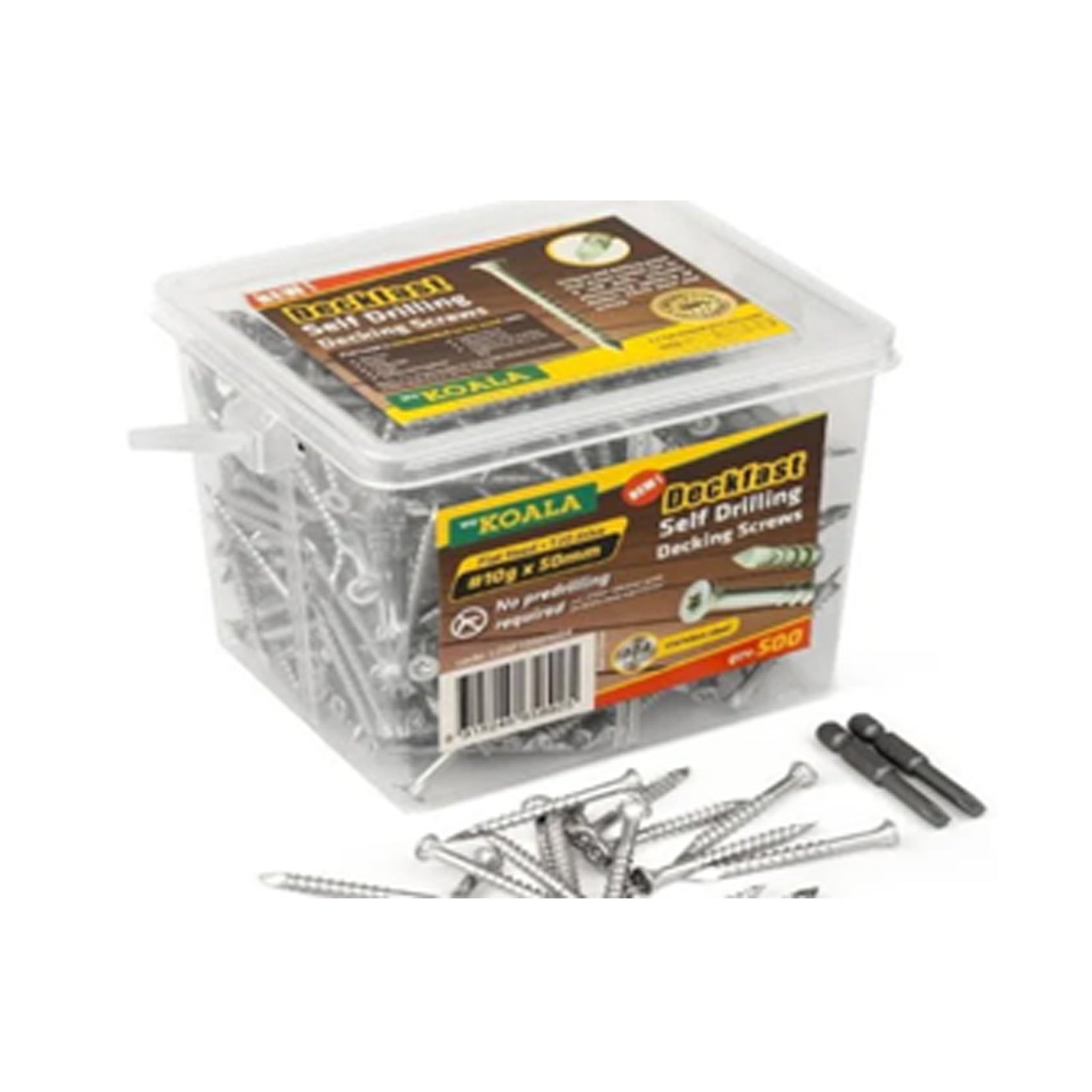 DECKFAST SELF DRILL 10 X 50 Q 500 E/COAT FLAT – Westall Timber